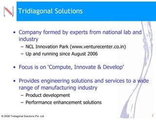 Introduction to Tridiagonal Solutions | PPT