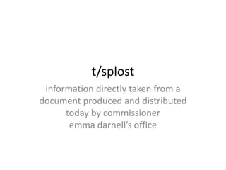 Tsplost | PPT