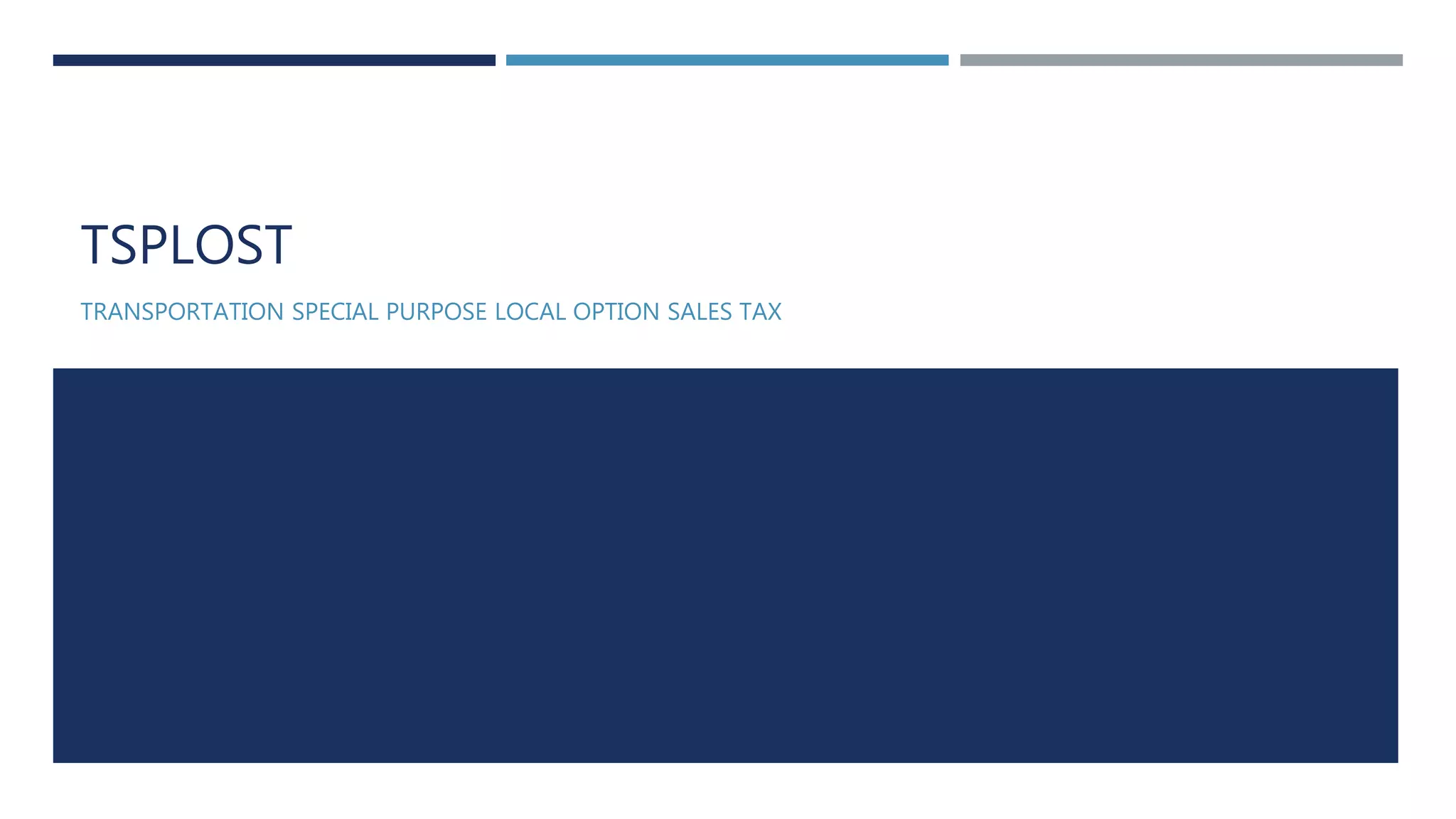 TSPLOST PowerPoint | PPTX