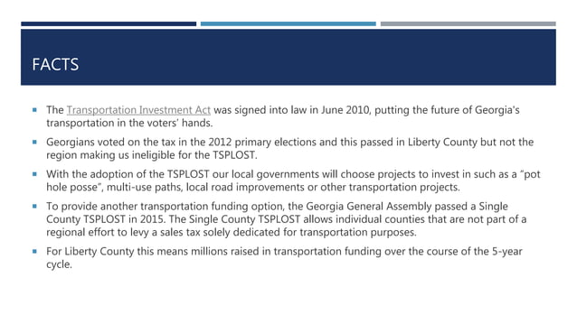 TSPLOST PowerPoint | PPTX