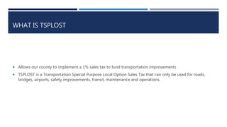 TSPLOST PowerPoint | PPTX