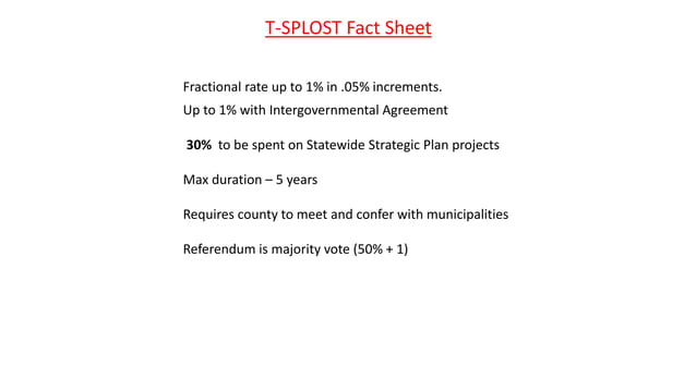 TSPLOST | PPT