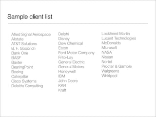 My Consulting Projects | PDF | Management Consulting Industry | Industries