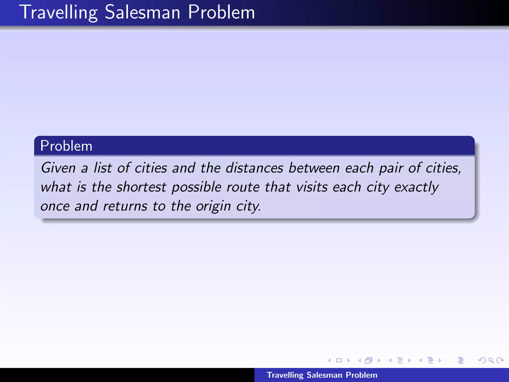 Travelling SalesMan Problem(TSP) | PDF