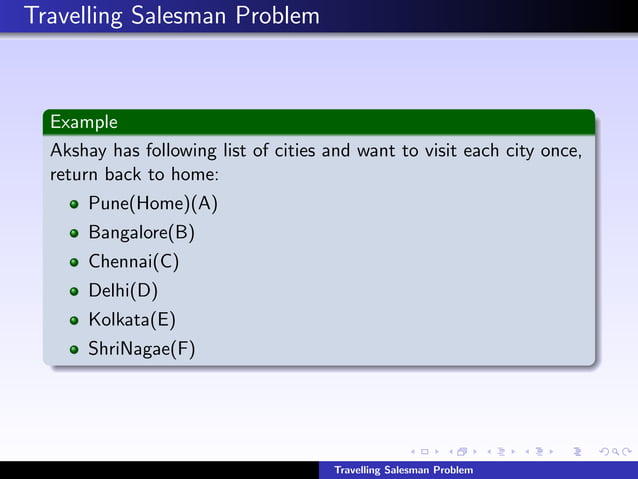 Travelling SalesMan Problem(TSP) | PDF | Computing | Technology & Computing