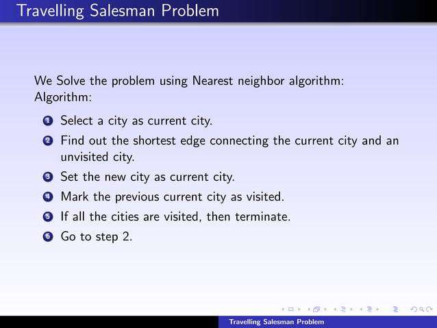 Travelling SalesMan Problem(TSP) | PDF | Computing | Technology & Computing