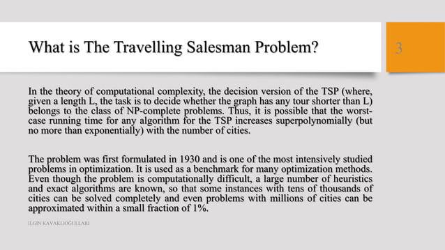 Travelling Salesman Problem using Partical Swarm Optimization | PPTX ...