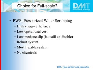 Ts Pws Biogasupgrading Bremen 2010 V1 | PPT