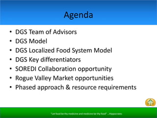 Dynamic Growing Systems Working with SOREDI | PPT