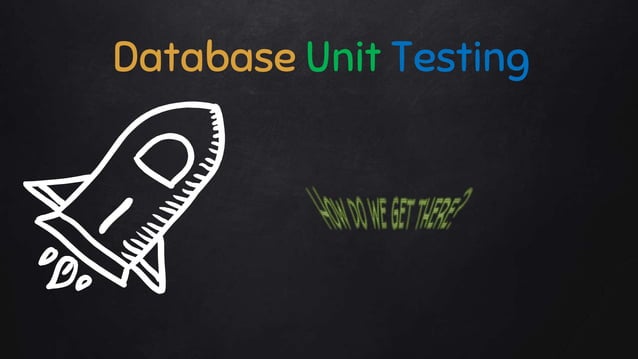 Tsqlt Database Unit Testing Ppt