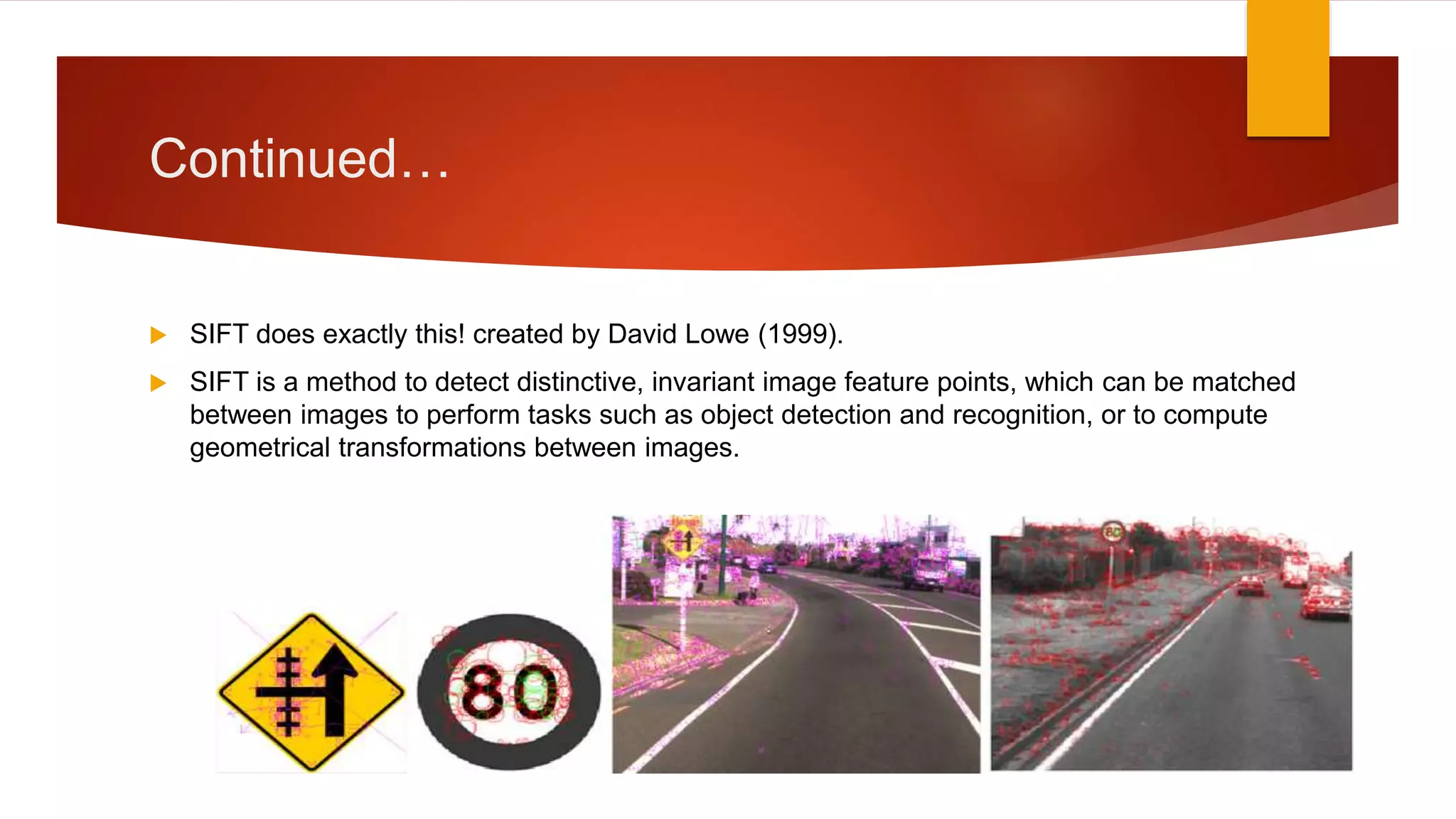 Traffic sign recognition | PPTX