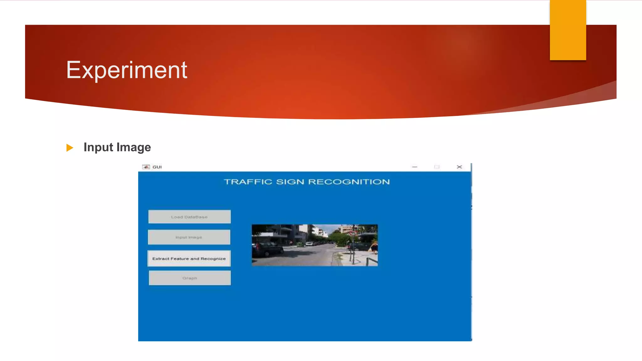 Traffic sign recognition | PPTX