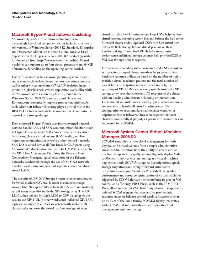 Building a Microsoft Hyper-V cloud with IBM solutions | PDF | Operating Systems | Computer ...