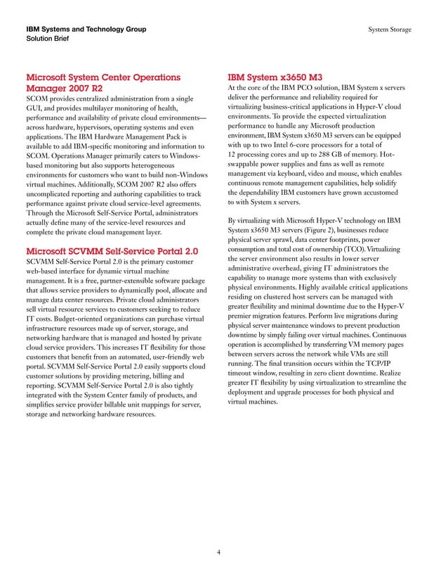 Building a Microsoft Hyper-V cloud with IBM solutions | PDF | Operating Systems | Computer ...