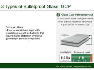Understanding Bulletproof Glass and Bullet Resistant Barriers | PPTX