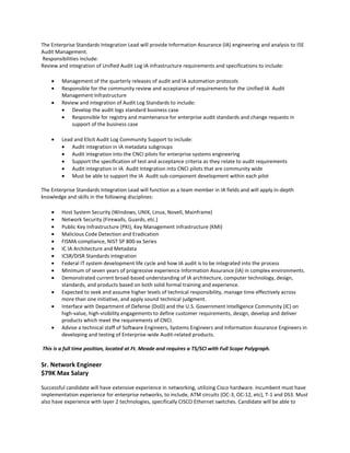 TS SCI Positions 4.9.10
