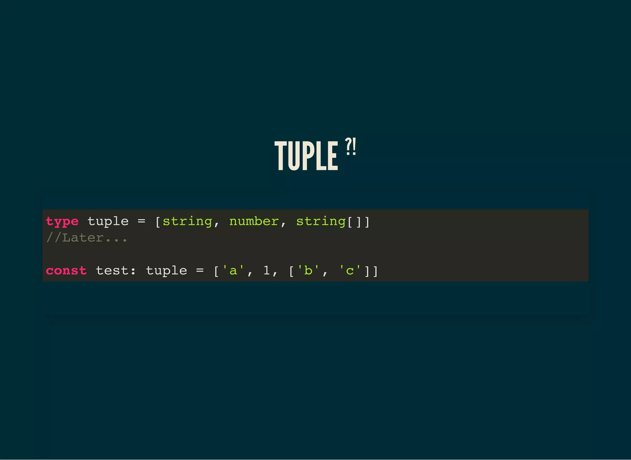 Typescript - interesting parts | PPT
