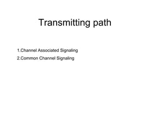Signalling Techniques & Basics of CCS | PPT