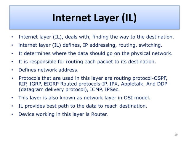 TCP/IP model | PPTX | Computer Networking | Computing