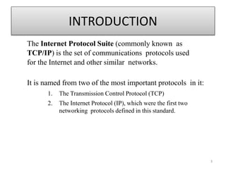 TCP/IP model | PPTX | Computer Networking | Computing