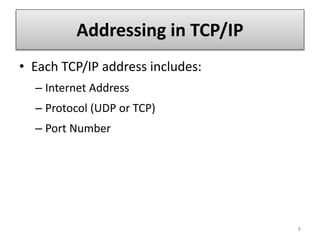 TCP/IP model | PPTX | Computer Networking | Computing