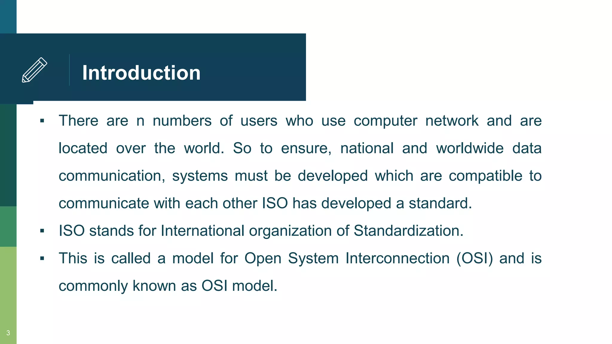 Overview of an OSI reference Model | PPTX