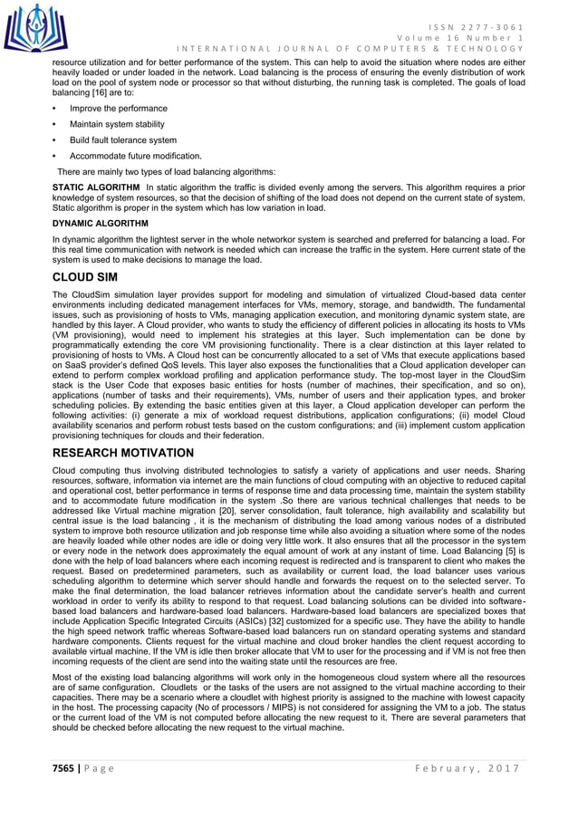A REVIEW ON RESOURCE ALLOCATION MECHANISM IN CLOUD ENVIORNMENT | PDF