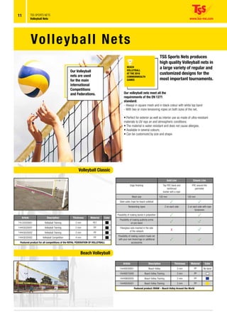 Catalouge - TSS Sports Nets | PDF