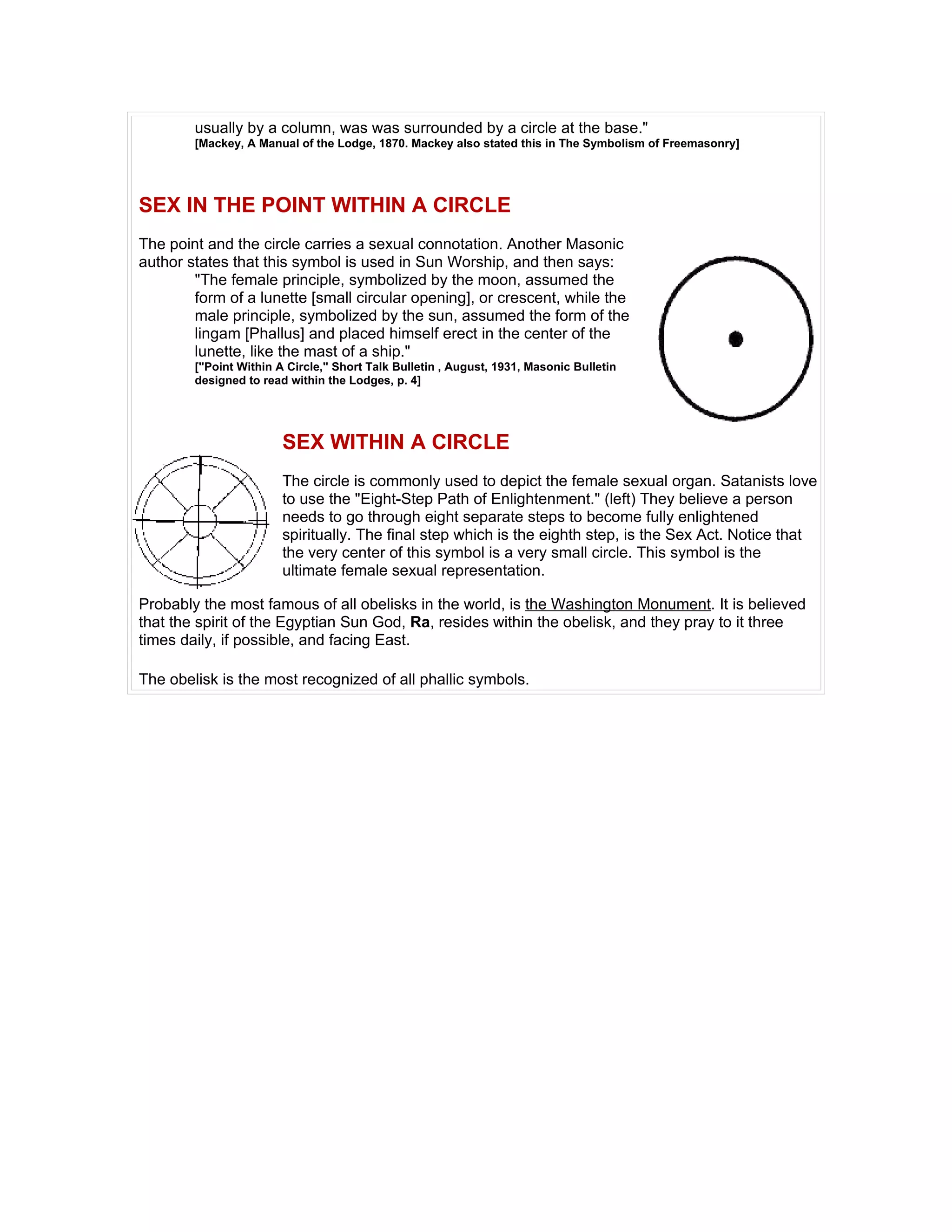 Ts Symbols Venerate The Sex Act Part5 Doc Christianity Religion And Spirituality