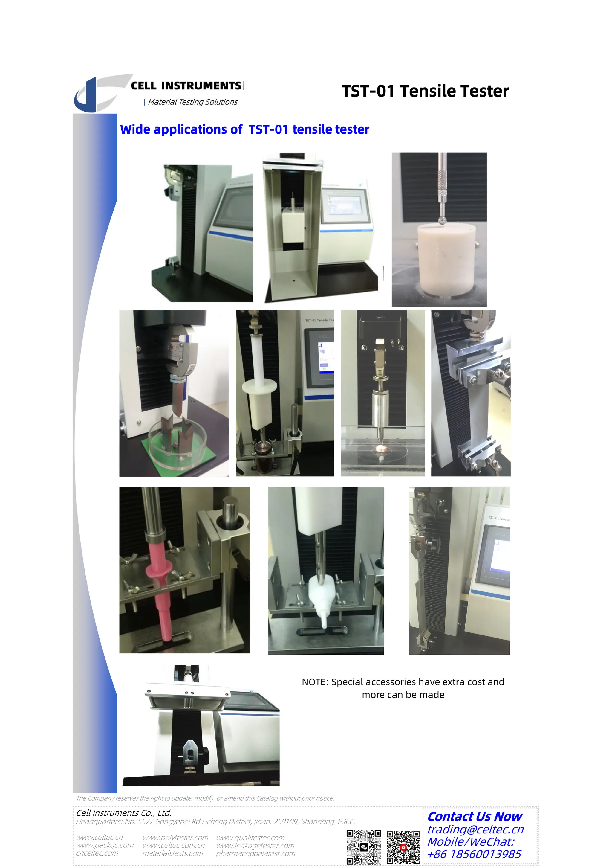Top 5 Applications of the TST-01 Tensile Tester in Material Testing | PDF