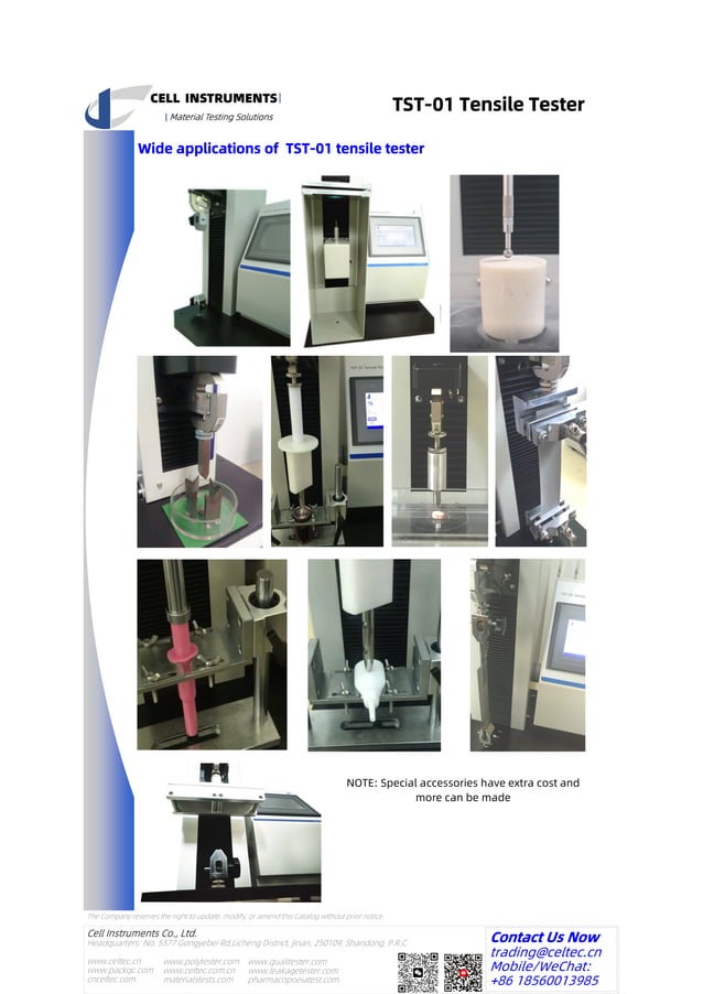 Top 5 Applications of the TST-01 Tensile Tester in Material Testing | PDF