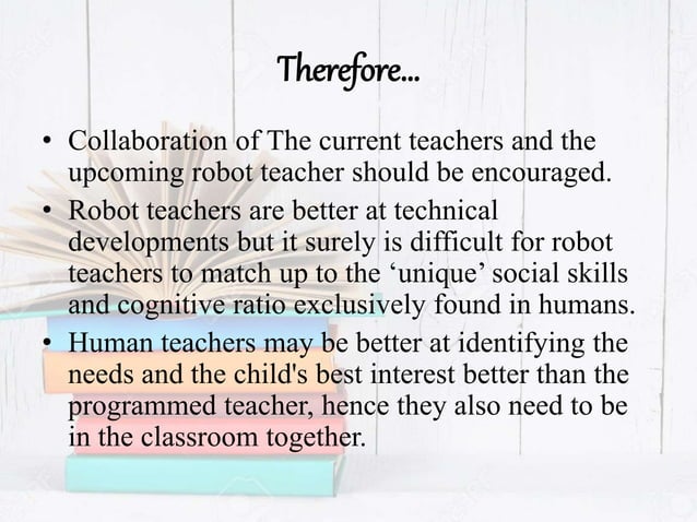 Robots Vs Teachers Ppt