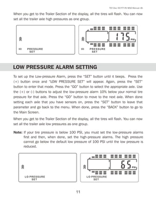 Wireless Tire Pressure and Temperature Monitoring System Intruction Manual | PDF | Free Download