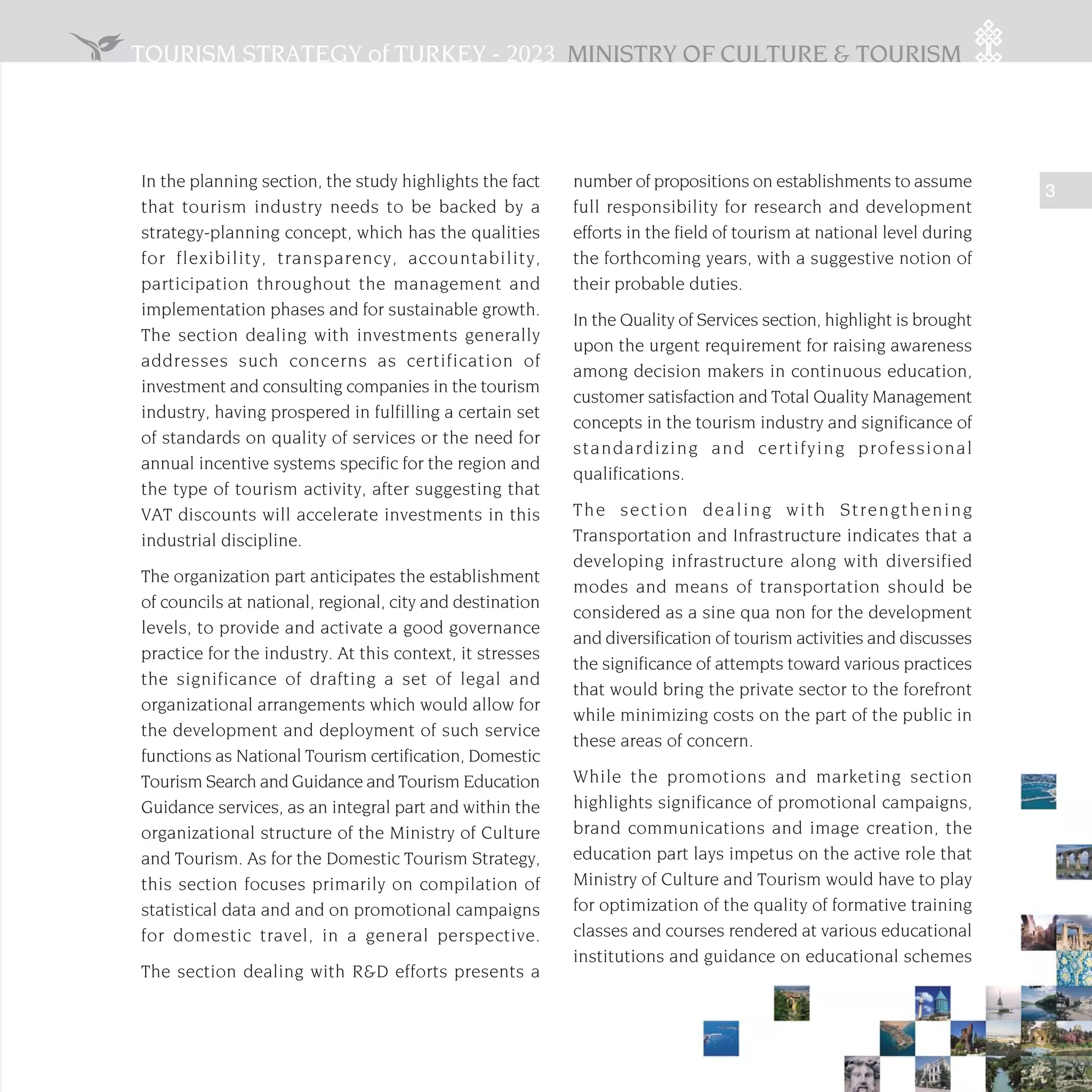 Tourism Development Strategy for Turkey 2020 | PDF | Business ...