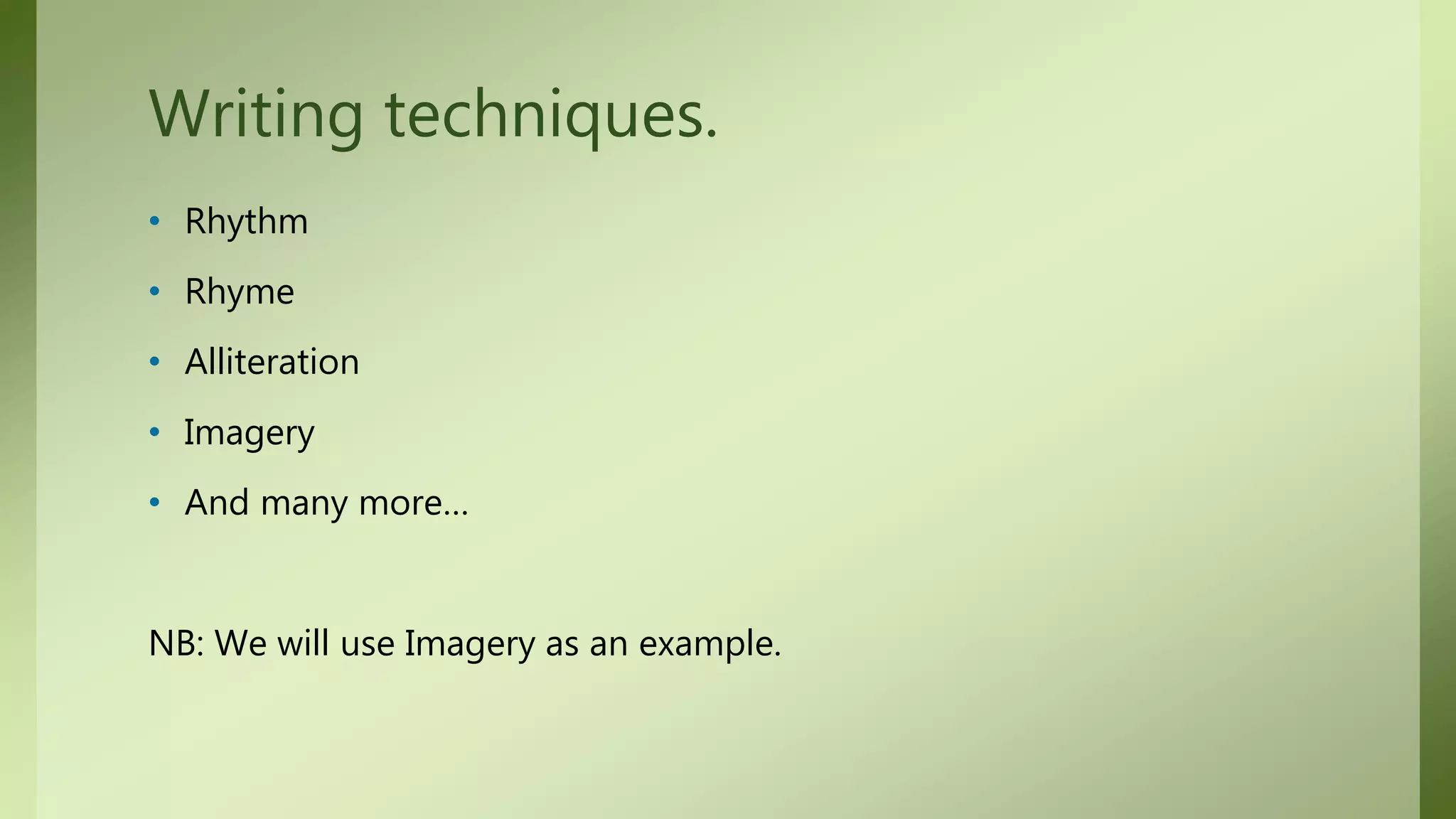 Basic introduction to creative writing. | PPT