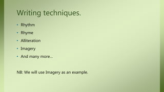 Basic introduction to creative writing. | PPT