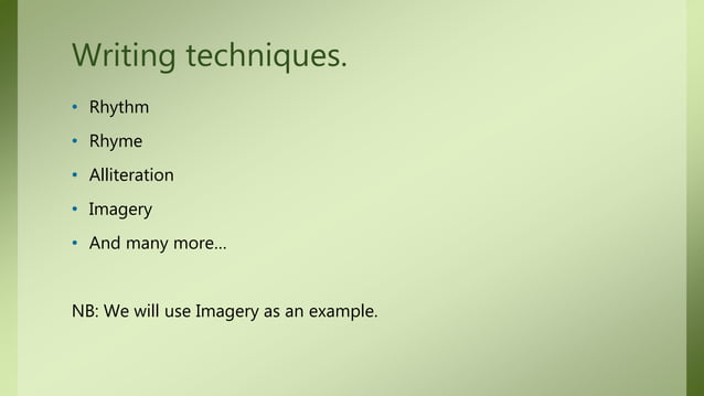 Basic introduction to creative writing. | PPT