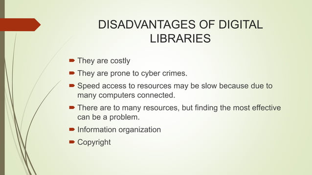 DIGITAL LIBRARIES POWERPOINT PRESENTATION.pptx | Databases | Computer ...