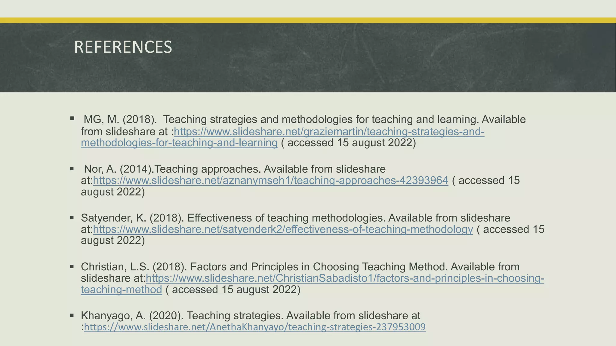 teaching methods | PPTX