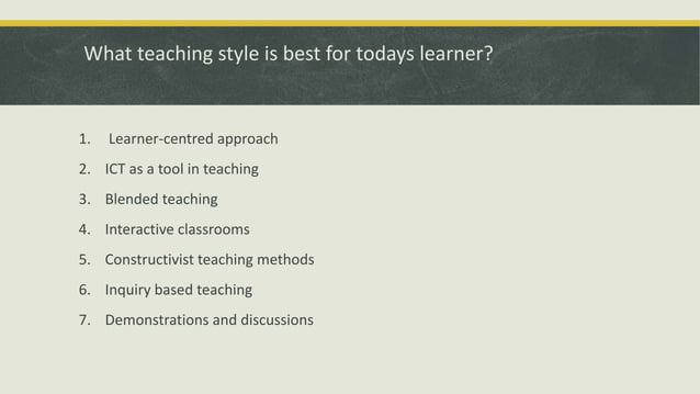 teaching methods | PPT