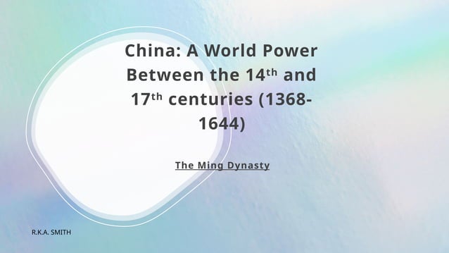 TST3B SLIDESHARE ASSIGNMENT Ming Dynasty.pptx | Asia Travel | Travel ...