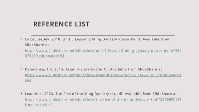 TST3B SLIDESHARE ASSIGNMENT Ming Dynasty.pptx | Asia Travel | Travel Locations