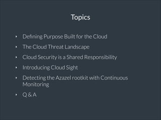 Detection, Response and the Azazel Rootkit | PPT