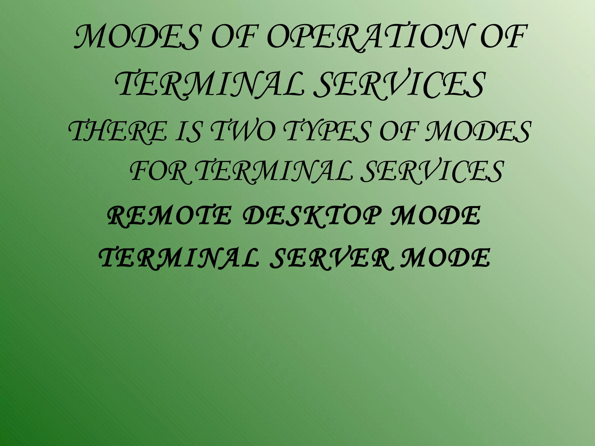 Ts terminal server | PPT