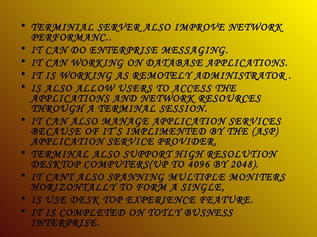 Ts terminal server | PPT