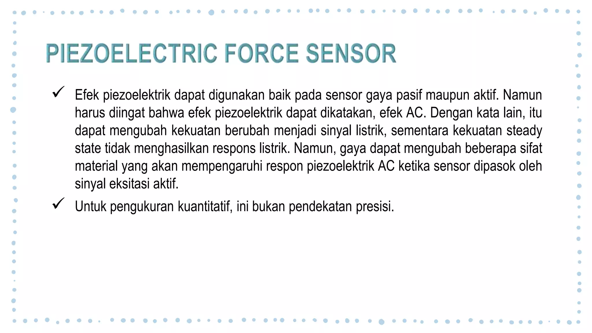 TEKNOLOGI SENSOR TRANSDUCER | PPTX