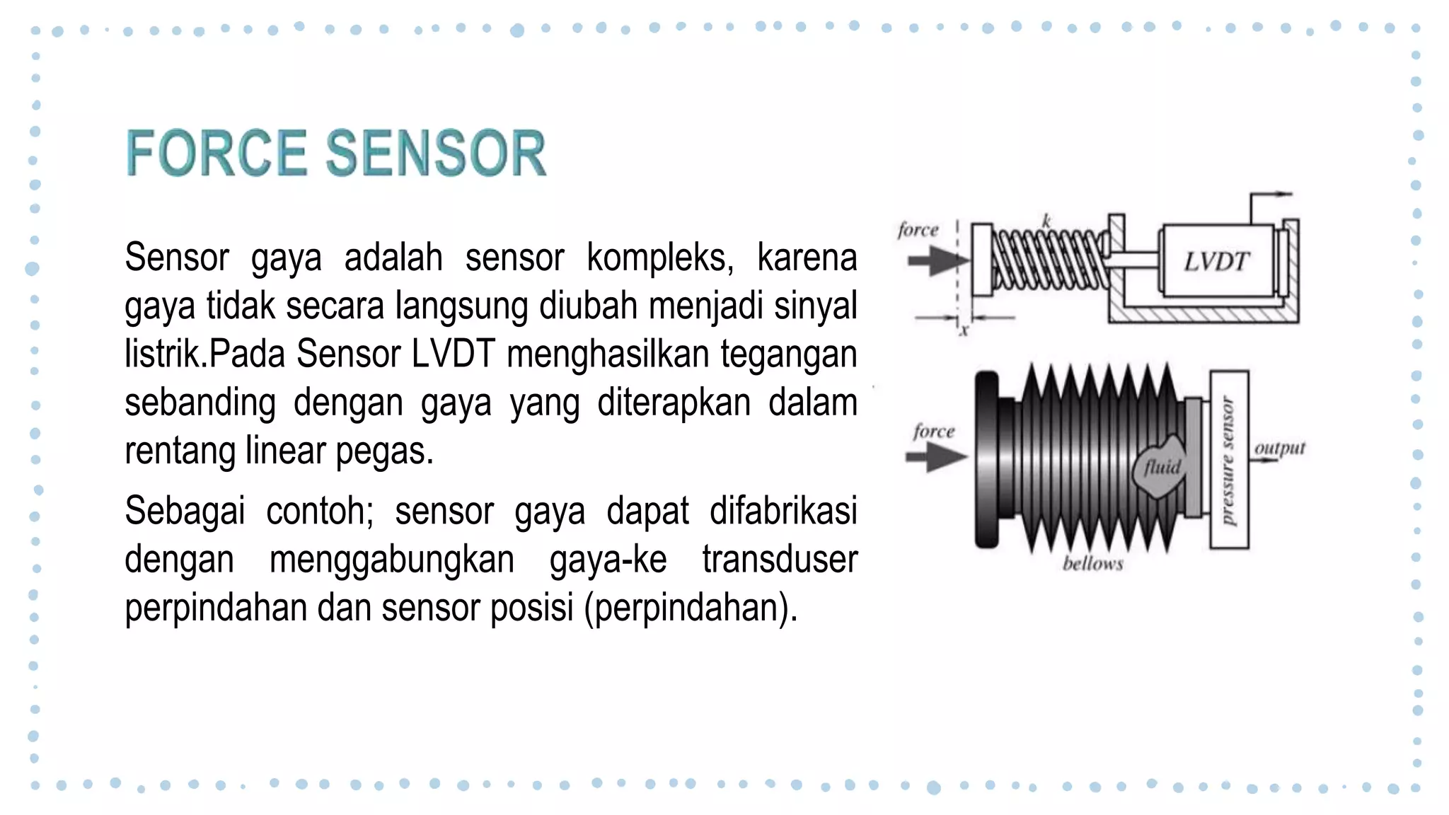 TEKNOLOGI SENSOR TRANSDUCER | PPTX