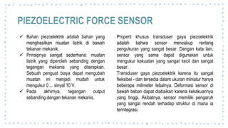 TEKNOLOGI SENSOR TRANSDUCER | PPTX
