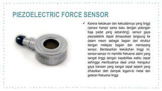 TEKNOLOGI SENSOR TRANSDUCER | PPTX