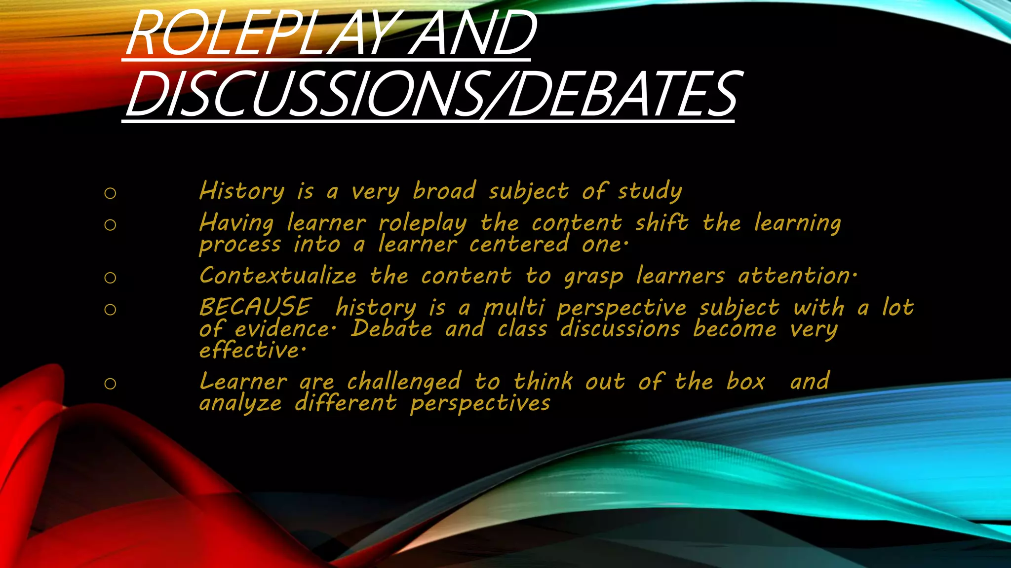interactive history lessons | PPTX